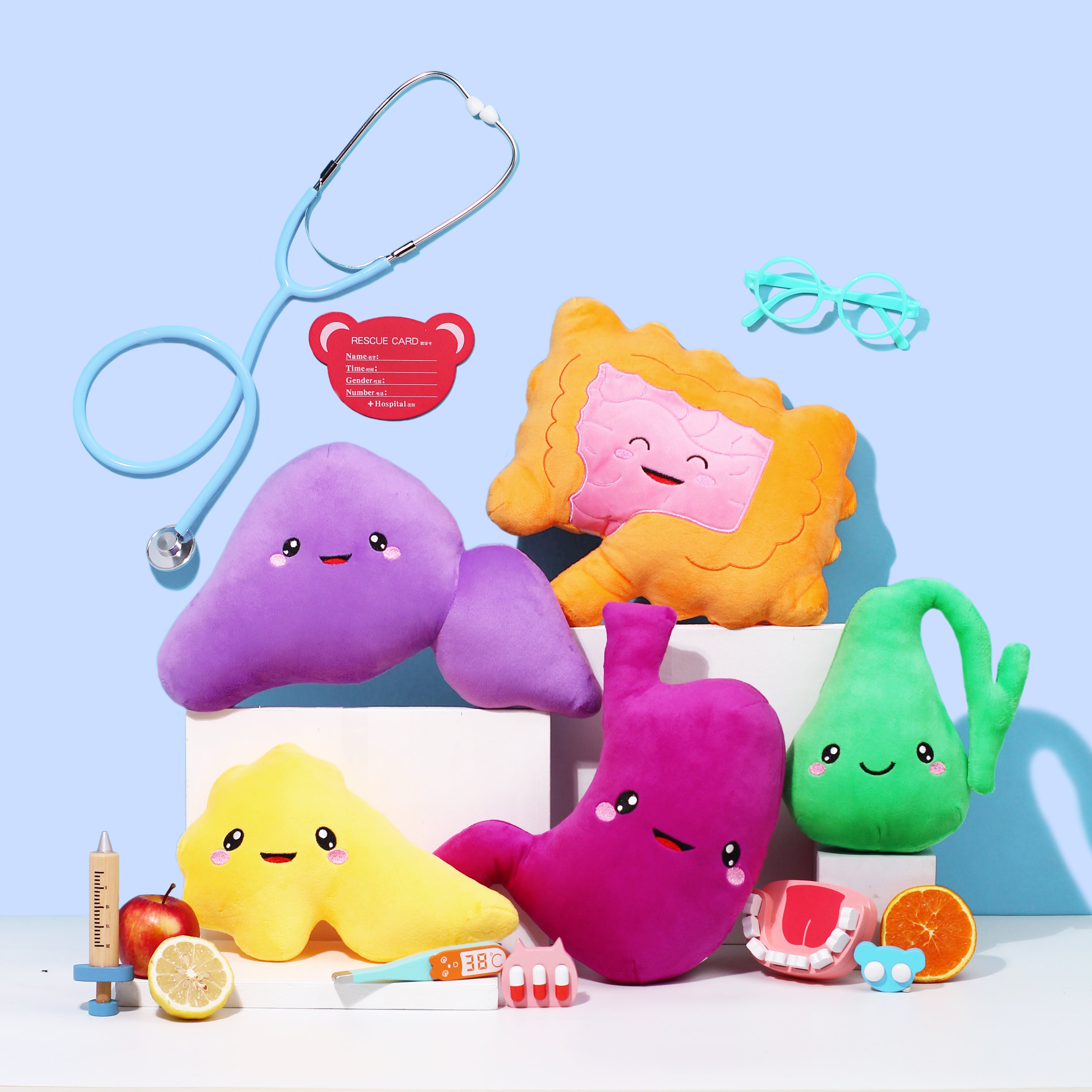 Digestive System Bundle- Smells Like Digestive Spirit – Nerdbugs Plush ...